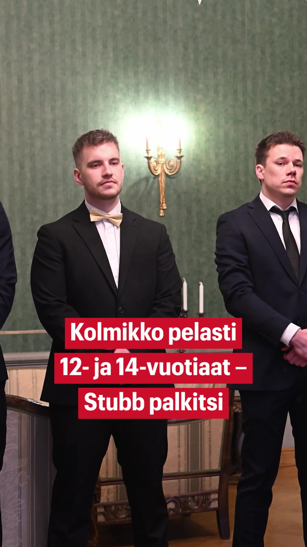 Kolmikko pelasti 12- ja 14-vuotiaat – Stubb palkitsi - Ilta-Sanomat