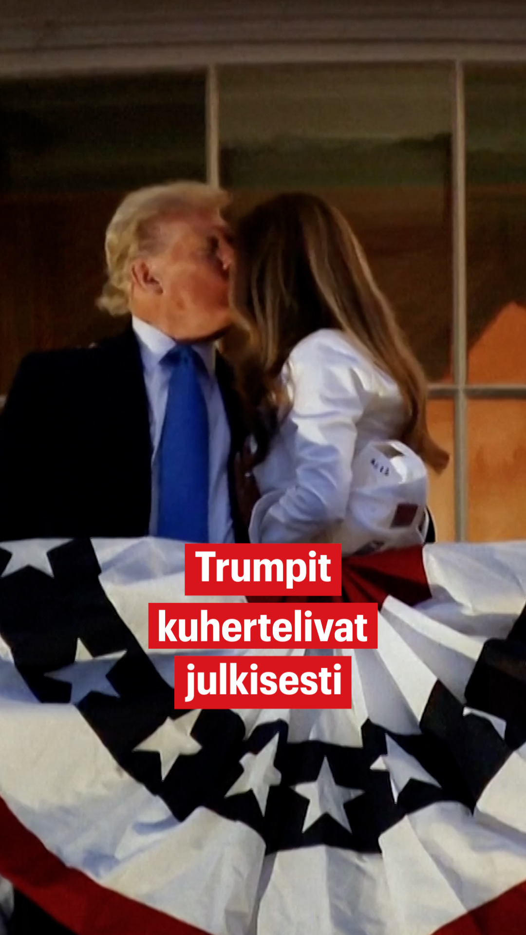 Trumpit kuhertelivat julkisesti - Ilta-Sanomat