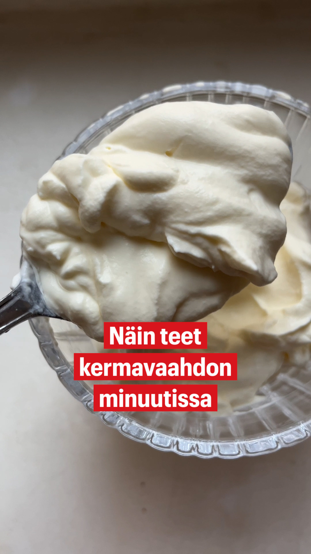 Tämä helppo kermavaahto syntyy minuutissa - Ilta-Sanomat