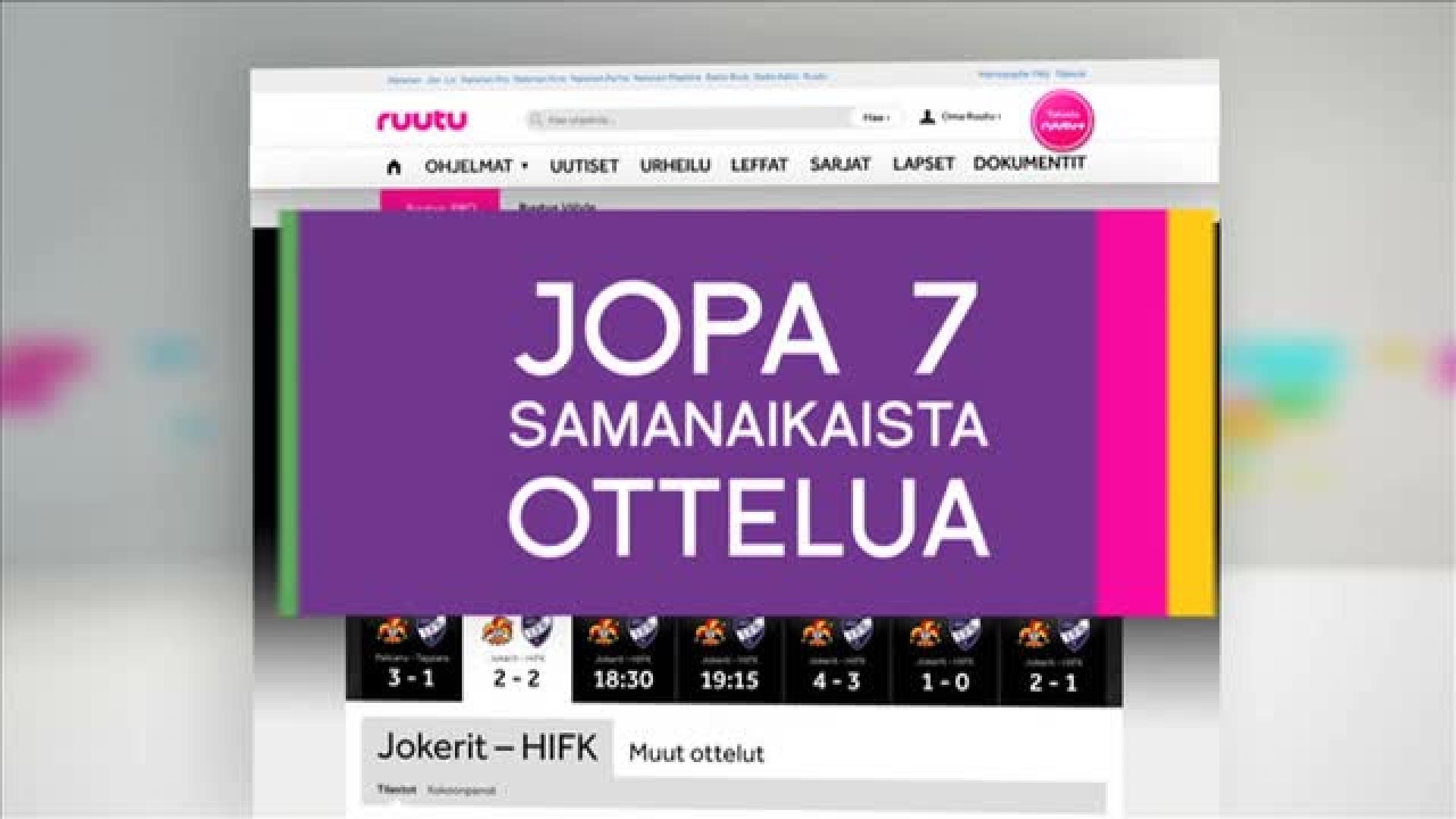 Ruutu Plus mainosvideo | Ruutu