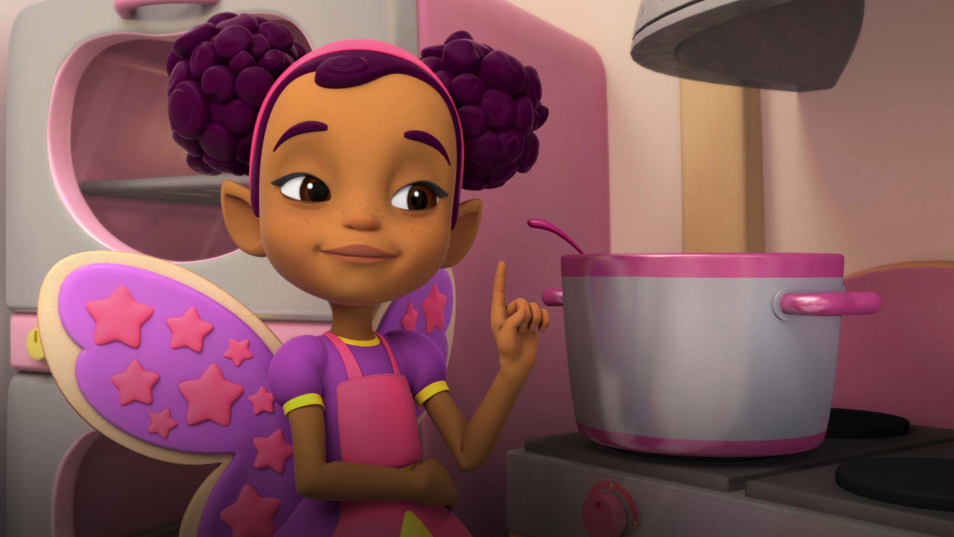 Butterbean's Café • Kausi 1 • 8 - Sateenkaarikeitto; Pitsajuhlat | Ruutu