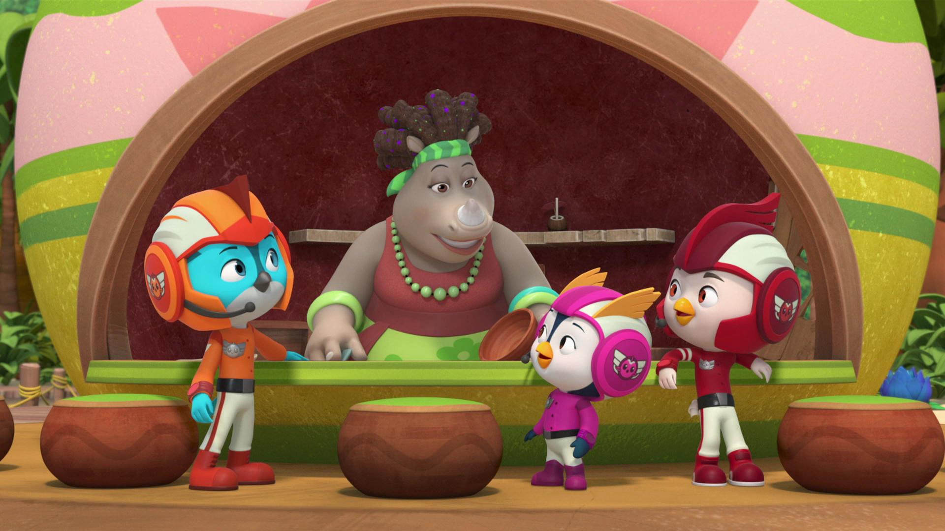 Top Wing • Kausi 1 • 18 - Surfin' the Cave; Top Wing Rescues the Lemon ...