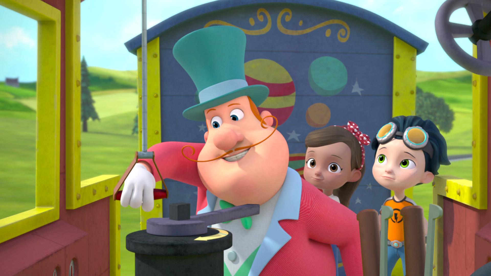 Rusty Rivets • Kausi 1 • 5 - Rusty Dives In; Rusty's Big Top Trouble ...