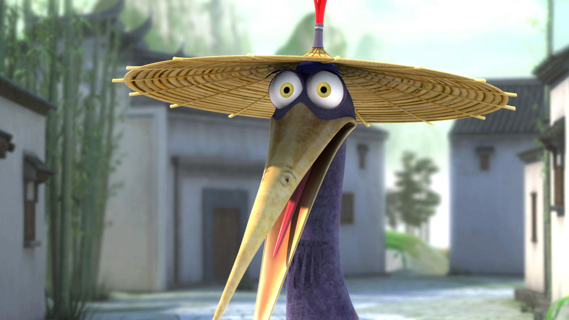 Kung Fu Panda Kran Uten Hatt