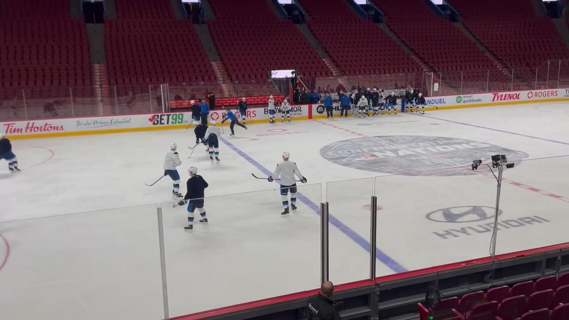 Leijonien harjoitukset Montrealin Centre Bellissä tiistaina | Ruutu