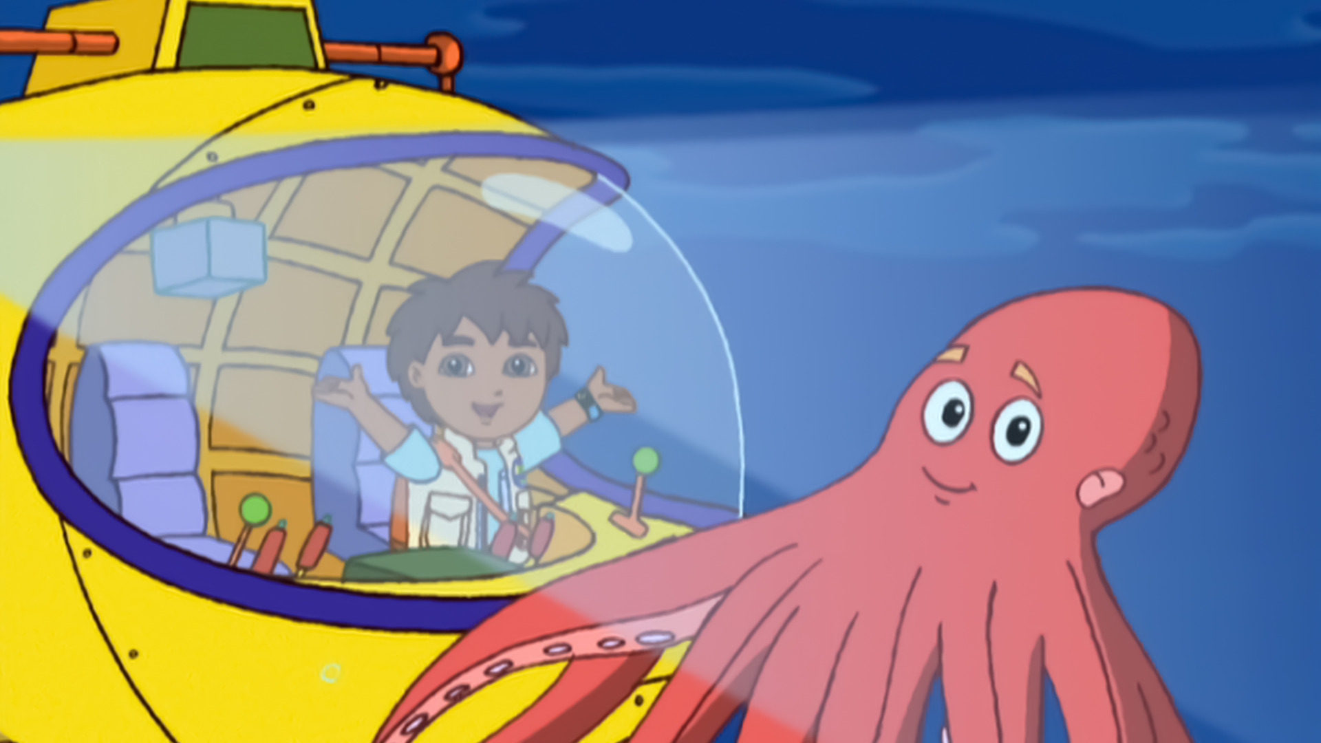 Go, Diego, Go! • Kausi 2 • 14 - Giant Octopus to the Rescue! | Ruutu