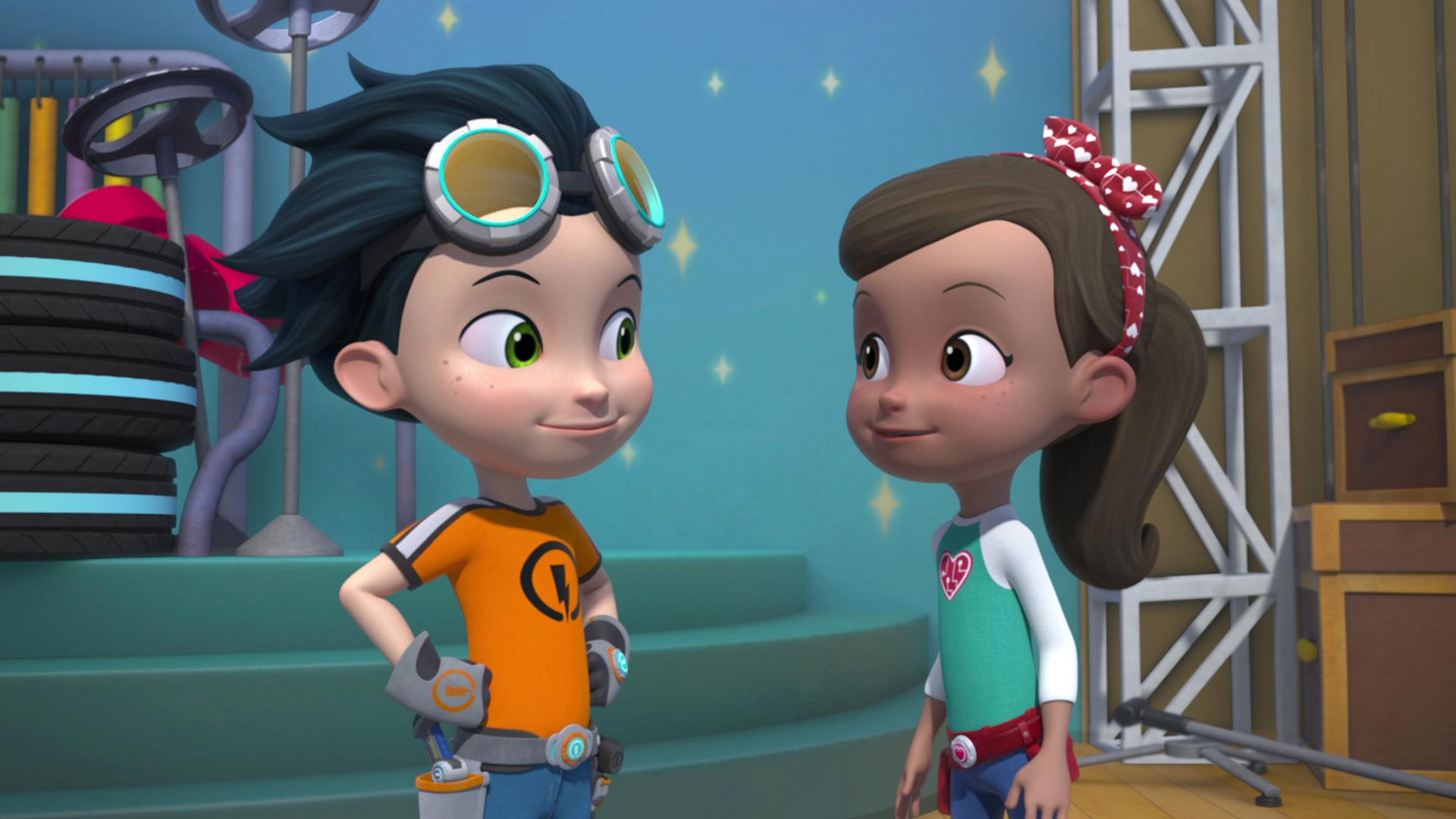Rusty Rivets • Kausi 1 • 4 - Ruby Rocks; Rusty's Balloon Blast | Ruutu