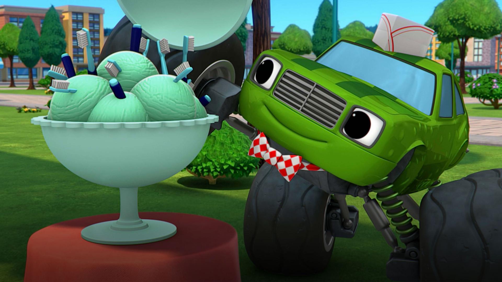 Blaze ja monsterikoneet • Kausi 5 • 7 - Ice Cream Monster Machine | Ruutu