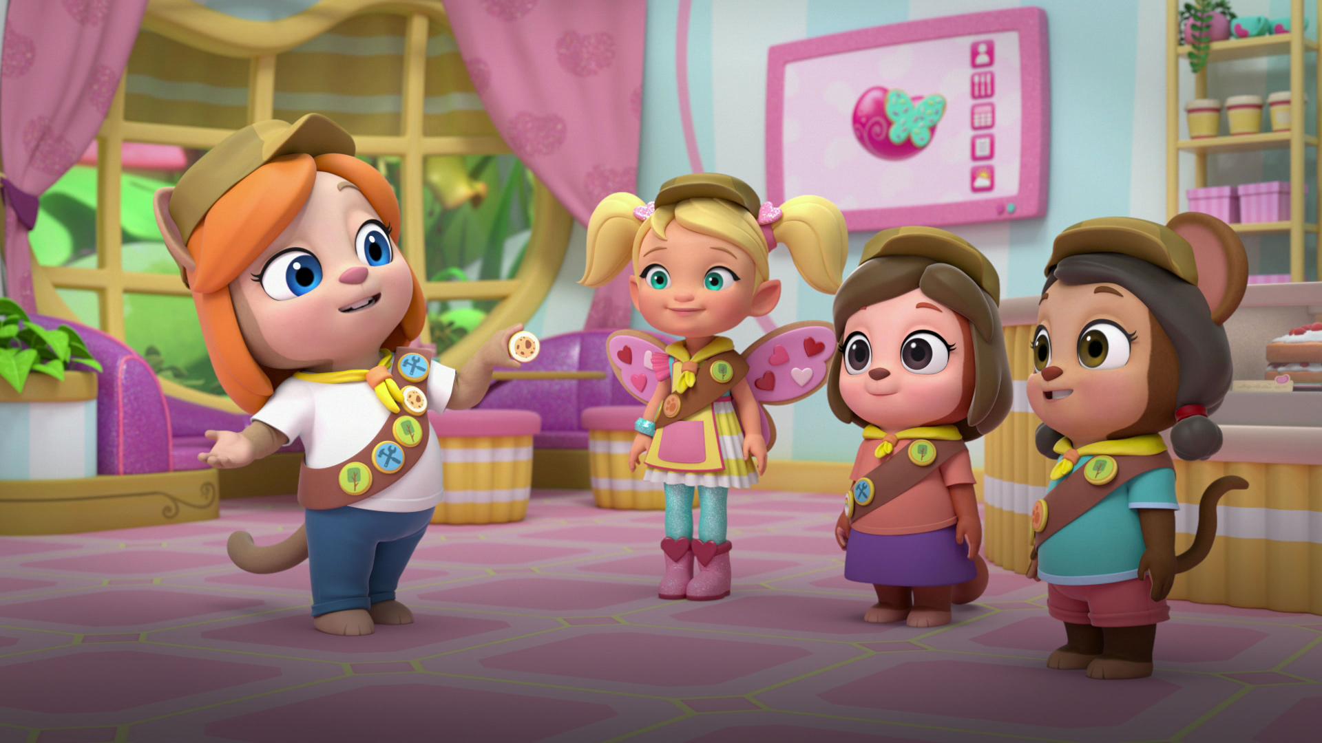 Butterbean's Café • Kausi 2 • 13 - Söpiksen tarkastus; Partiomerkkikeksit | Ruutu