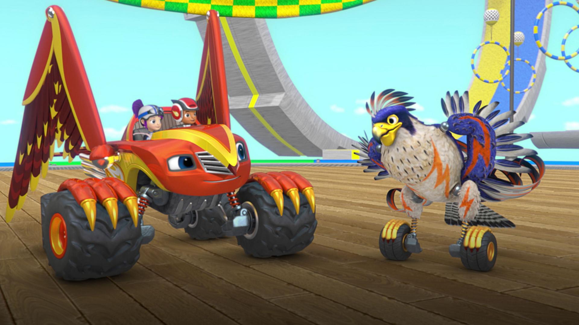 Blaze ja monsterikoneet • Kausi 3 • Jakso 13 • 13 - Falcon Quest | Ruutu